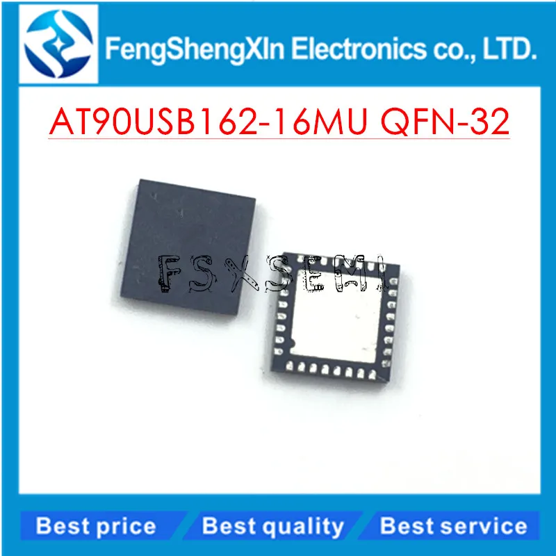 5 pçs/lote AT90USB162 16MU 90USB162 16MU QFN32 Chip do Microcontrolador ...