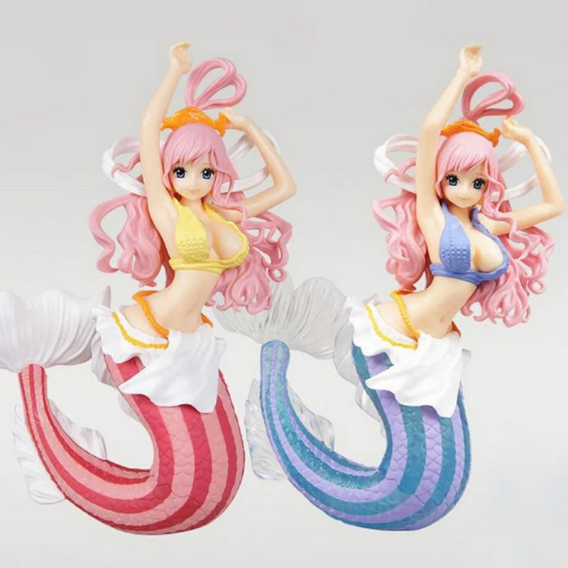 Anime One Piece Shirahoshi Action Figure Mermaid Toys 14cm In Action