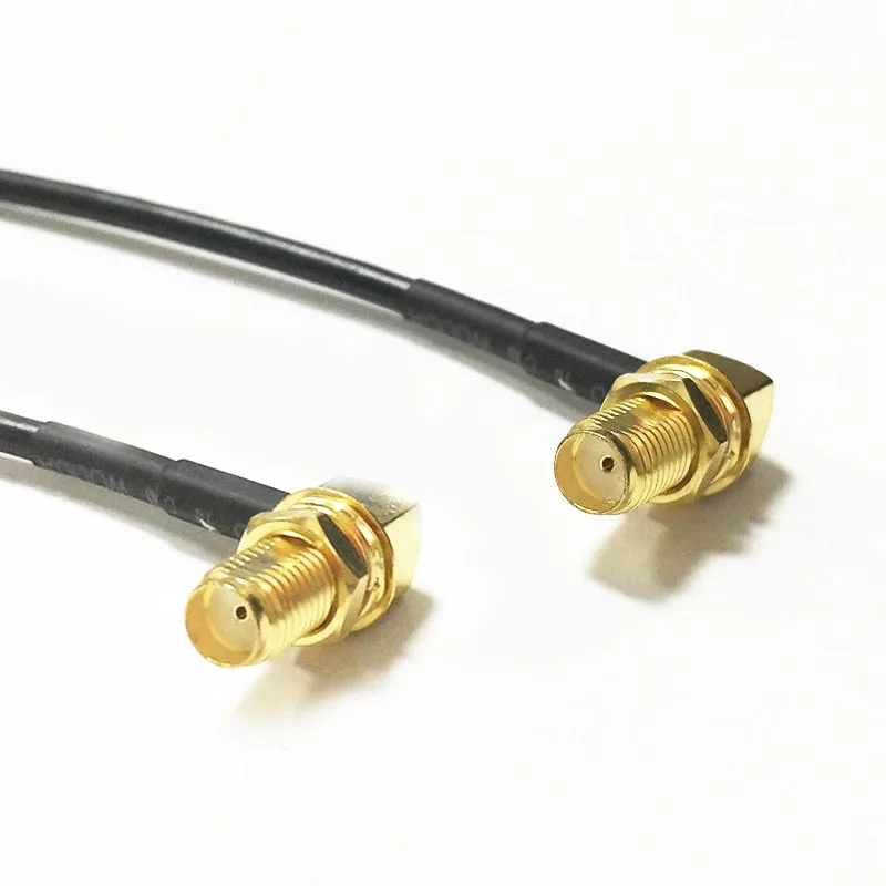 Modem Coaxial Cable SMA Female Jack Right Angle Switch SMA Female Jack ...