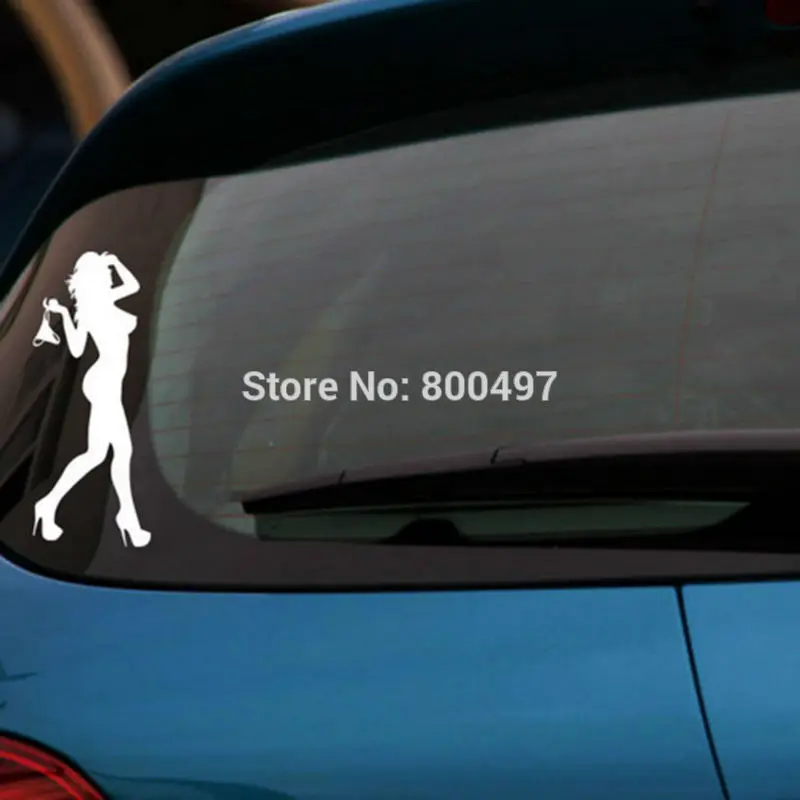 10 x Newest Hot Lady Sexy Girl Car Sticker Car Decoration Decal Car ...