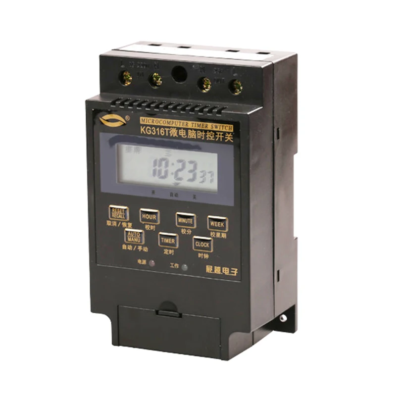 Digital Timer Time Switch Kg316t Microcomputer Timer Switch Programmable Timer Controller Ac