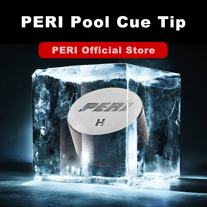 Original Peri Pool Cue Tip Black Ice 14mm 3pcs Professional Tip For ...