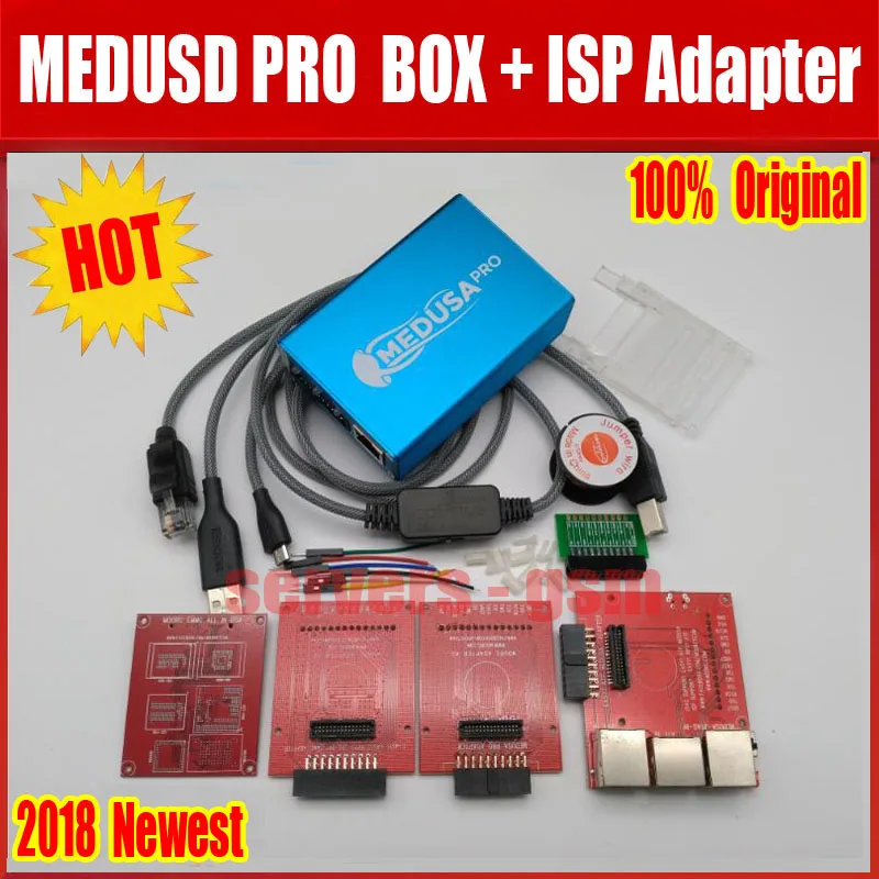 100% ORIGINAL Medusa PRO Box Medusa Box + ISP 3 in adapter+ JTAG Clip ...