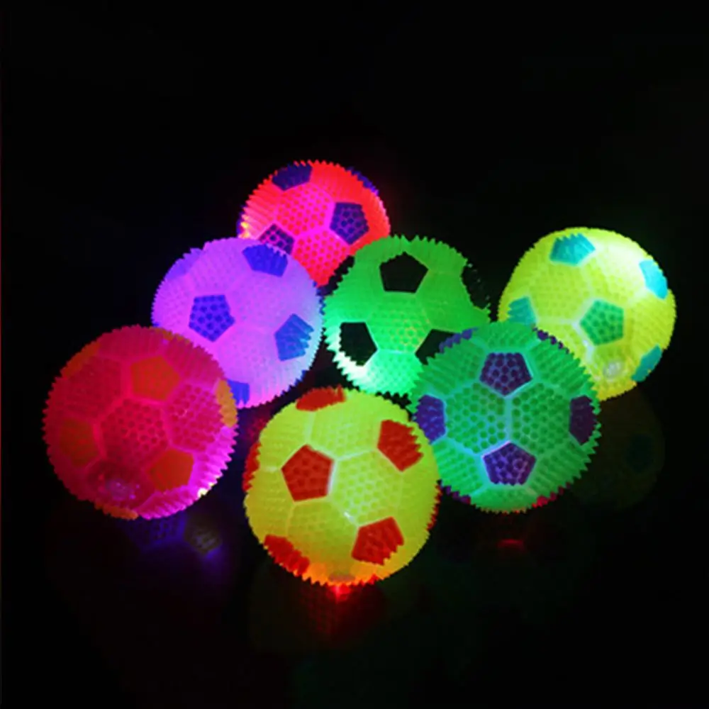 High Quality 6.5cm Creative Football Luminous Bouncing Ball Light Up ...