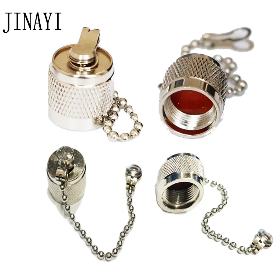 50pcs-TNC-Dust-Cap-Protection-Cover-with-Chain-for-TNC-Female-Jack-RF ...