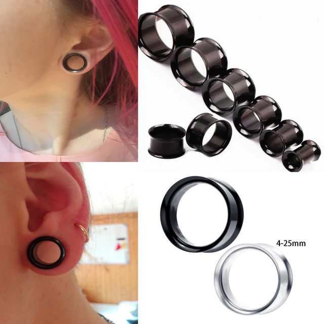 TIANCIFBYJS Earrings Tunnel 00g 2g 0g Surgical Stainless Steel Expander ...