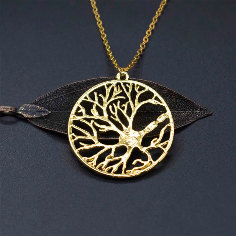4 Colors New Brain Cell Neuron in a Circle Necklace Tree of Life ...