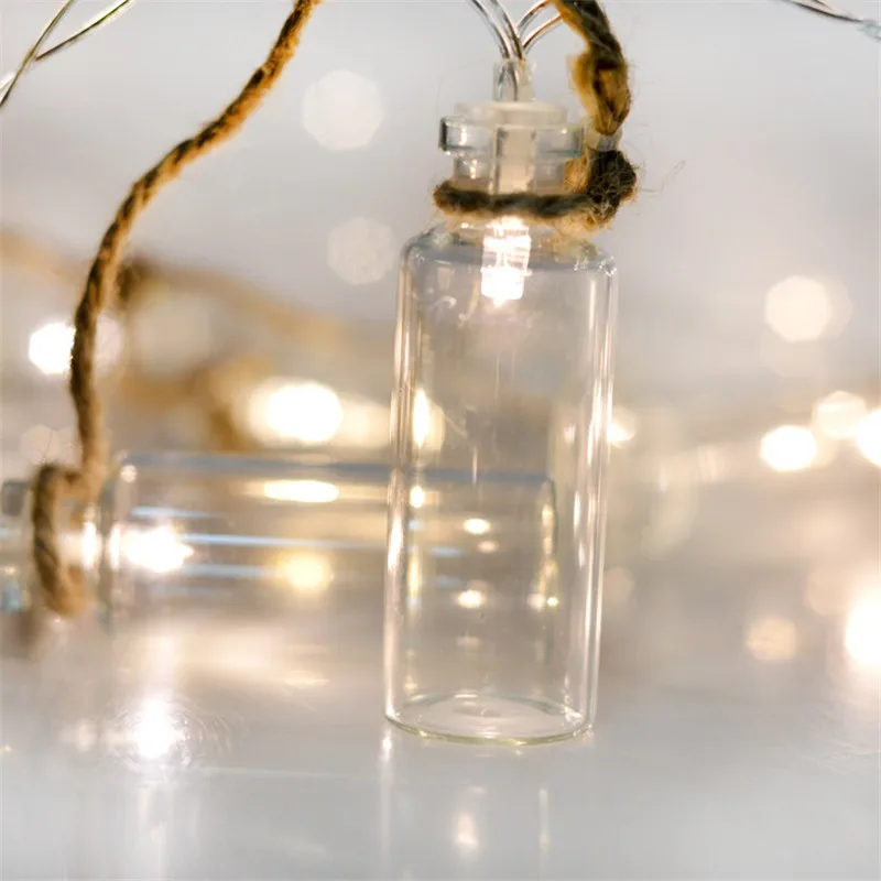 1* 1.95m 12leds Drift Bottle Shape LED String Light Dreamy Fairy Cold ...