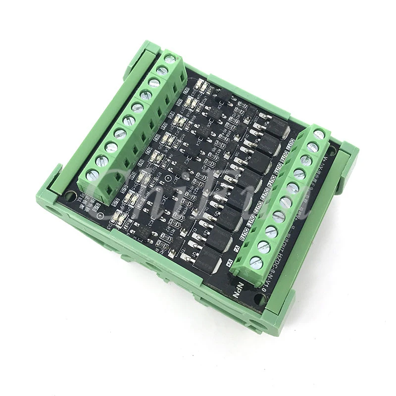 8 way NPN/PNP board PLC, output power amplifying relay, IO isolation ...