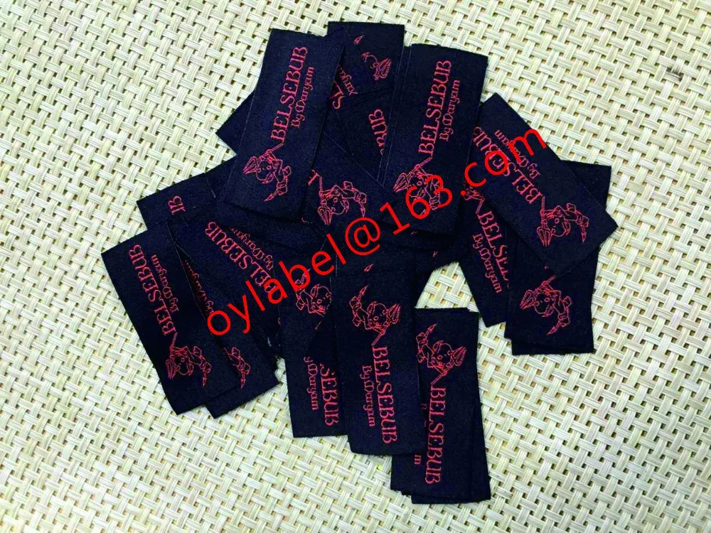 OEM Garment labels clothing labels / woven label/ main label/