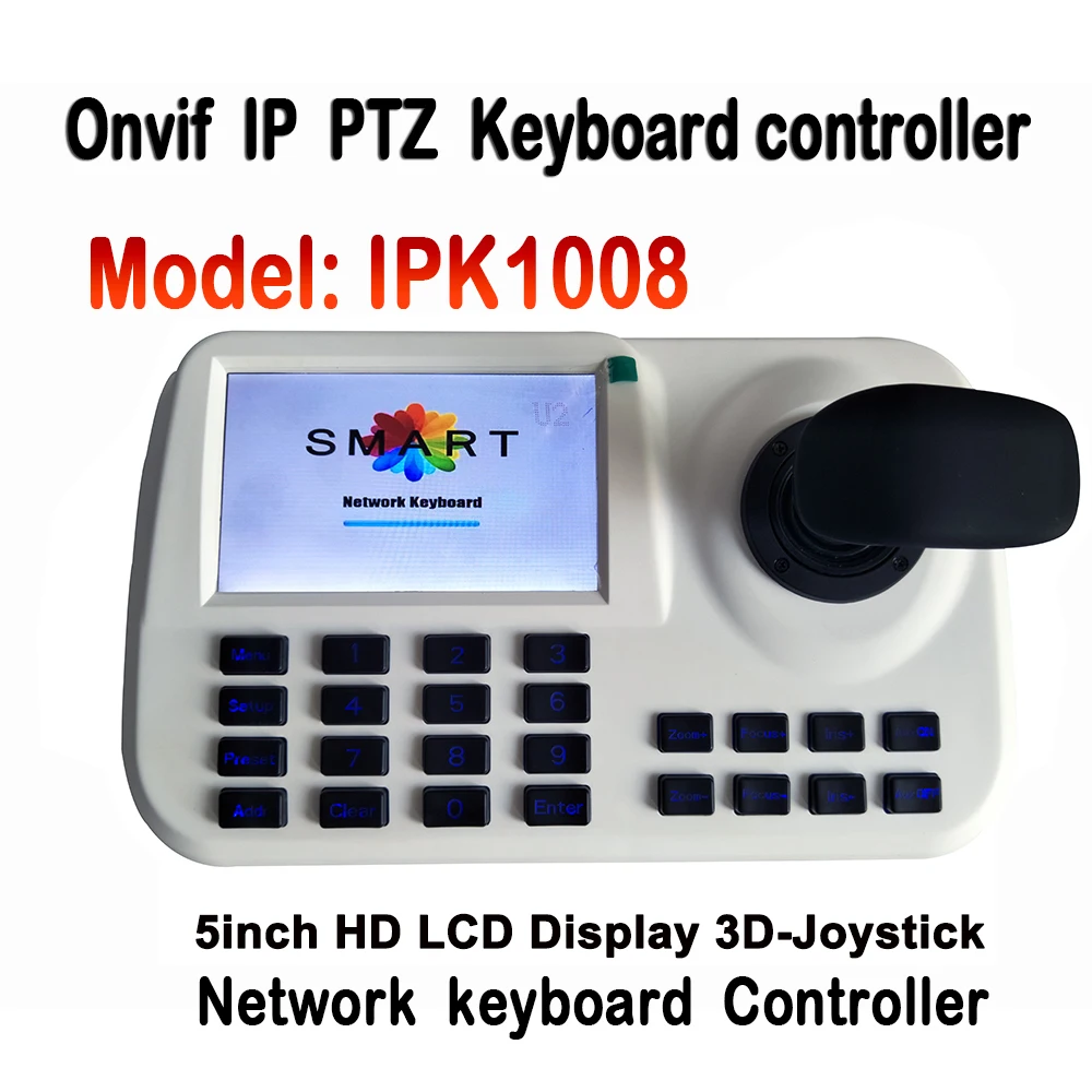 5inch Lcd Onvif Ip Cctv Network Ptz Mini Keyboard Controller For Ip Camera3d Joystick Hd Lcd 