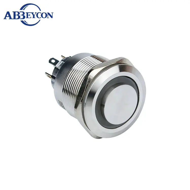 25mm Metal Stainless Steel Switch Ring Led Illuminated Light 12v Rgb ...