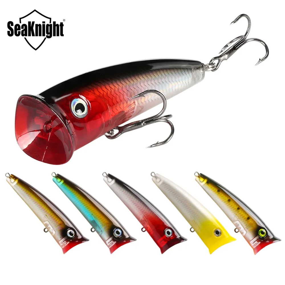 SeaKnight SK004 Fishing Lure 11g 70mm Big Mouth Popper Lures 5 Colors ...
