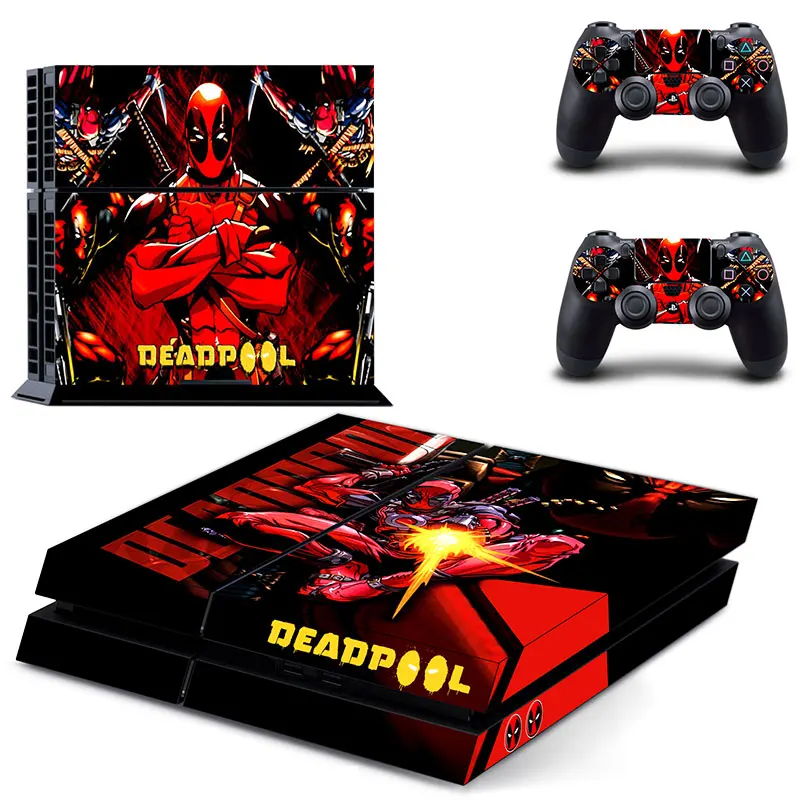 Deadpool Skin Sticker for Game Console Model - ConsoleSkins.co