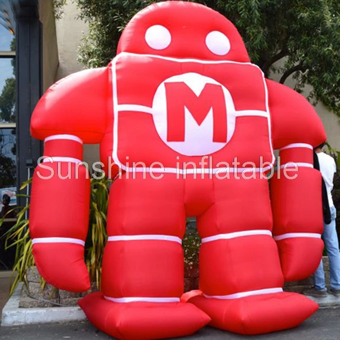 10ft outdoor giant red inflatable robot model for advertising - buy at ...