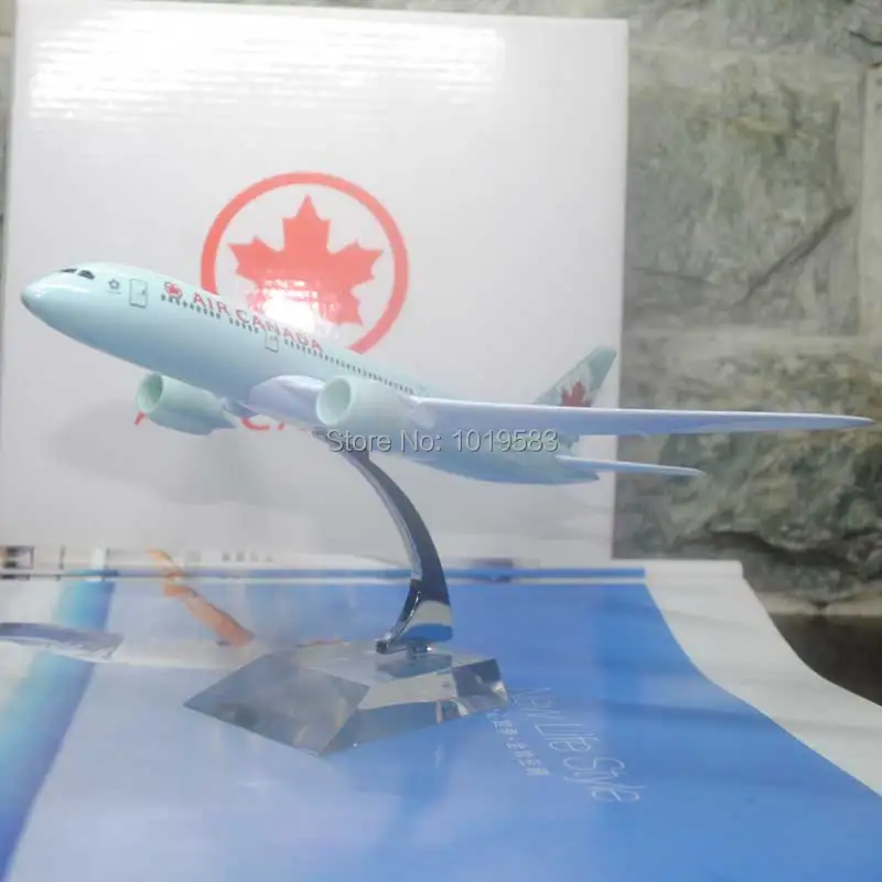 Brand New 1/350 Scale Airplane Model Toys Air Canada Boeing787 ...
