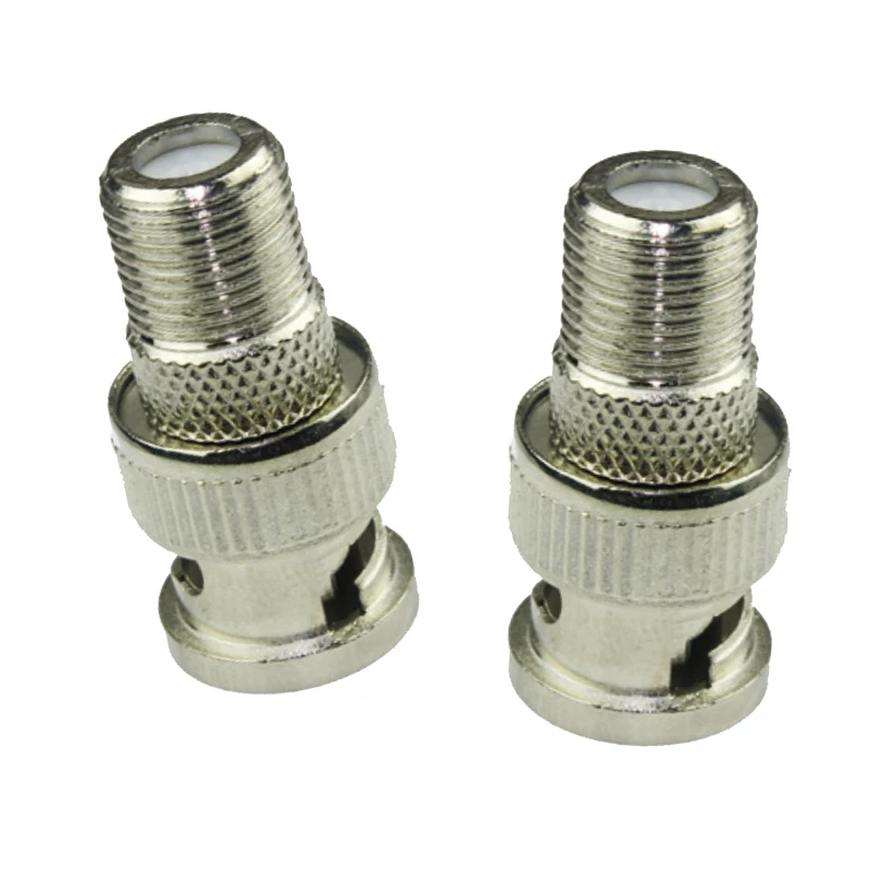 2PCS BNC Male to F Female Connector BNC Plug to F Type Female Jack ...