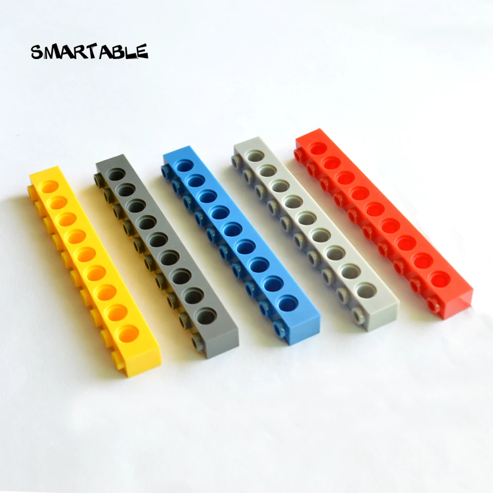 Aliexpress.com : Buy Smartable Technic Brick 1x10 with Holes Building ...