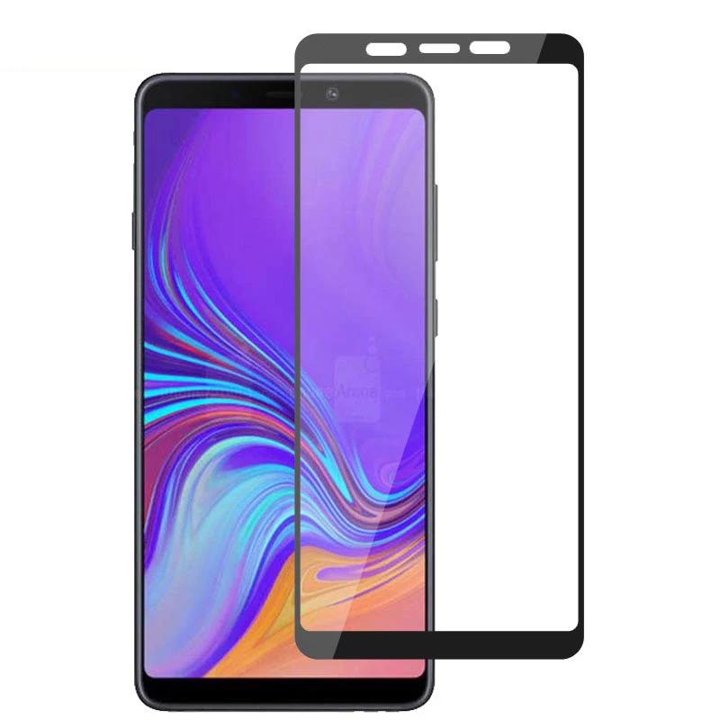 Película de vidro temperado 3d para samsung galaxy j8 plus, cobertura completa, protetor de tela ...