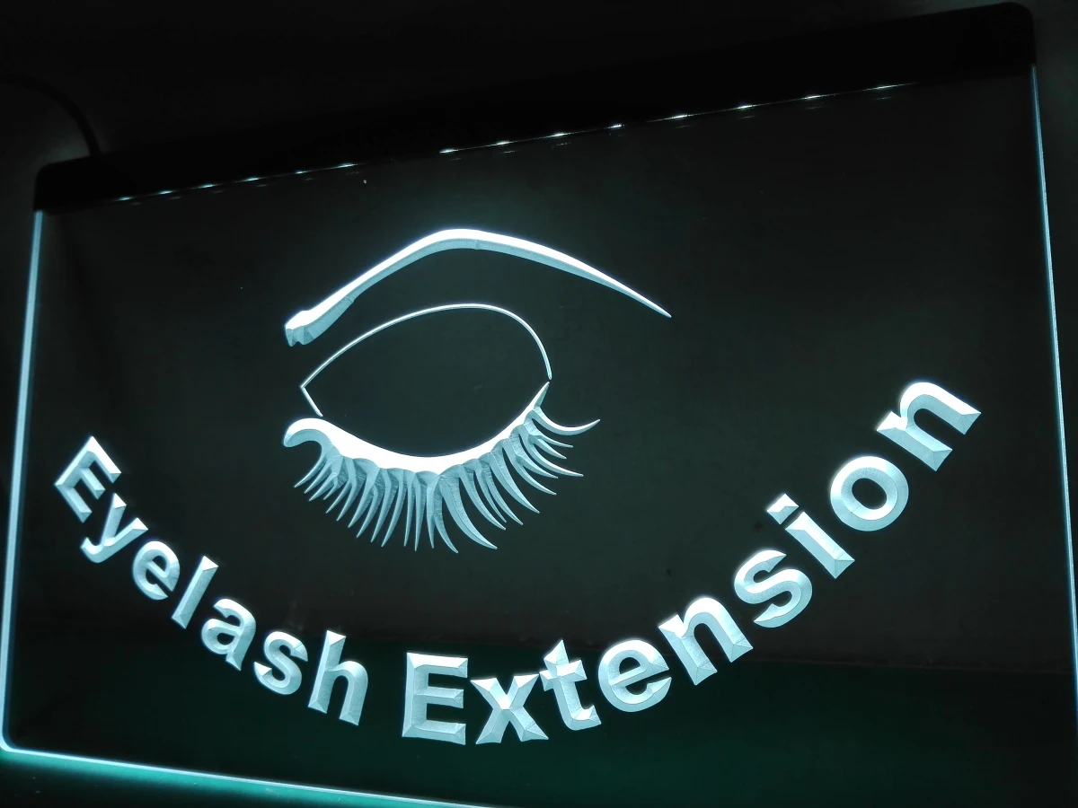 LB958 Eyelash Extension Beauty Salon LED Neon Light Sign home decor ...