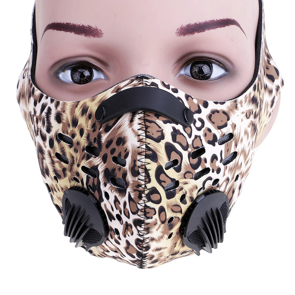 Activated Carbon Filter Anti Dust Mask Reusable Mesh Half Face Cover For Cyclist In Cycling Face