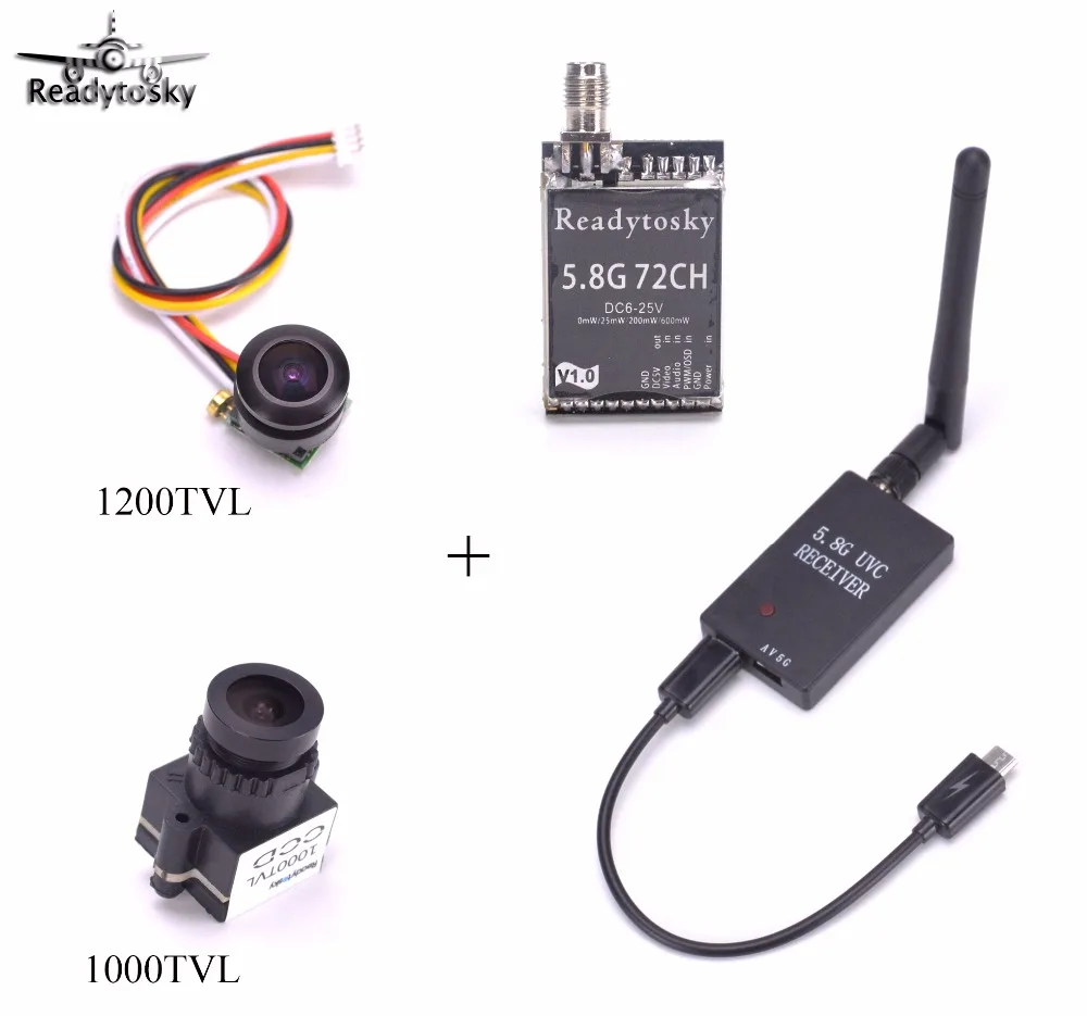 Mini 5.8g Fpv Receiver Uvc Video Downlink Otg + 5.8ghz 72ch Switchable ...