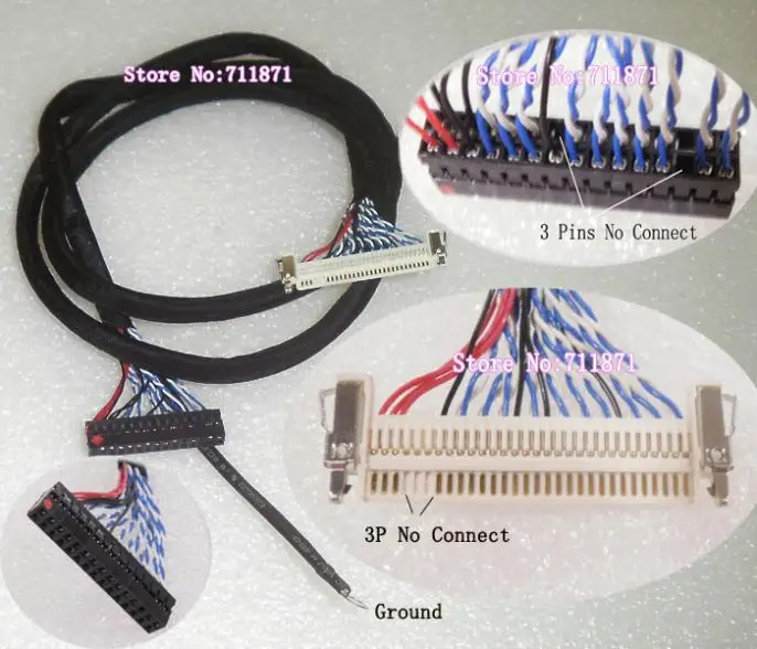 800mm-30Pins-LCD-Screen-Cable-Lcd-Led-LDVS-FI-X30H-S8-Screen-Cable-30P ...