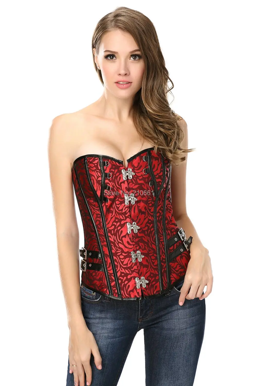 New Sexy Bustier Sweetheart Boned Lace Up Lingerie Corset 1501 In