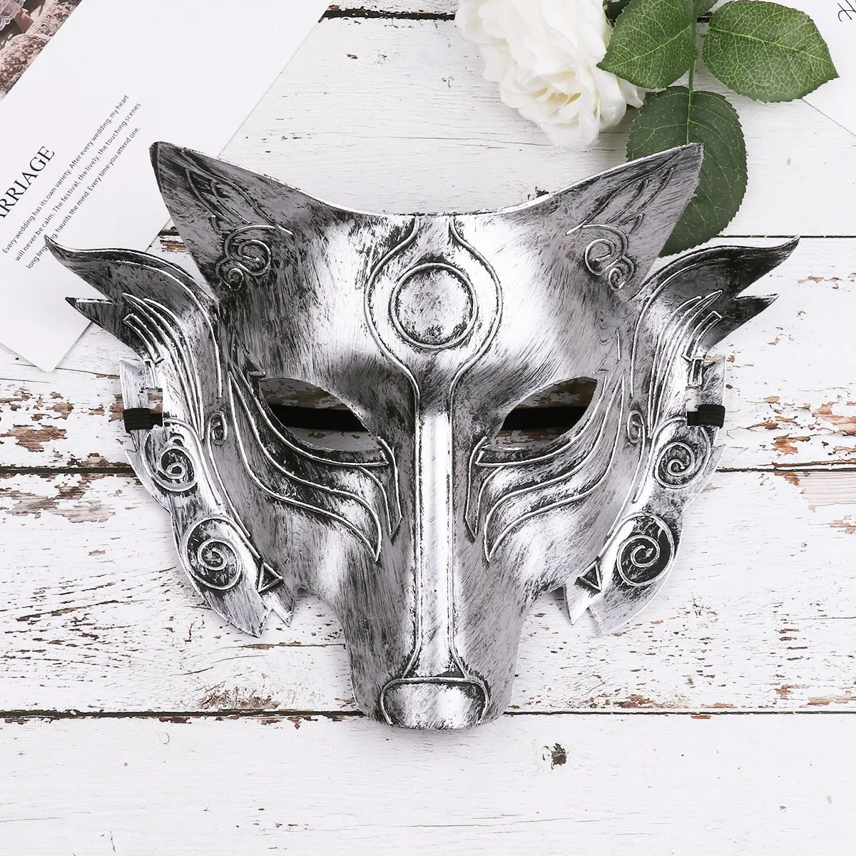 Horror Devil Wolf Soft Party Mask Man Women Dance Party Mysterious Cool ...