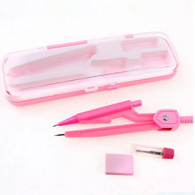 Creative Stationery Plastic Pencil Compass/Student Compasses Geometric ...
