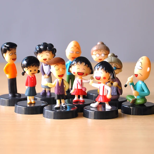 10 Buah Mainan Aksi Model Chibi Maruko Chan Anime Jepang, 56% OFF