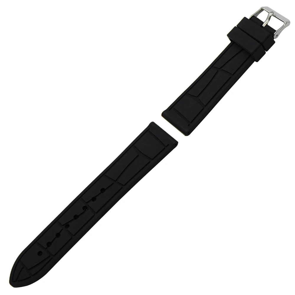 19mm 20mm 21mm 22mm Silicone Rubber Watchband for Timex Weekender ...