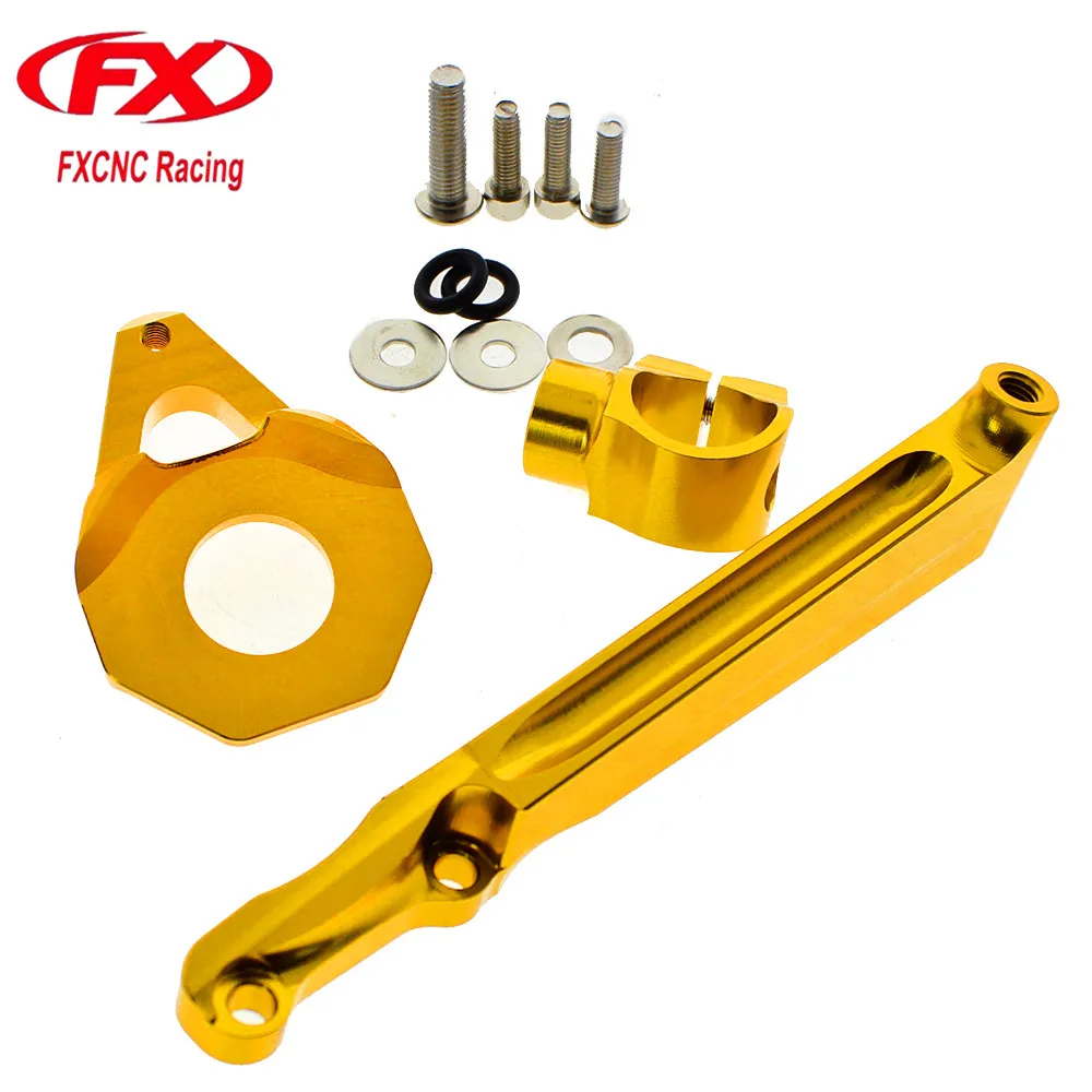 CNC Motorcycle Damper Steering Stabilize Damper Bracket Mounting Holder ...