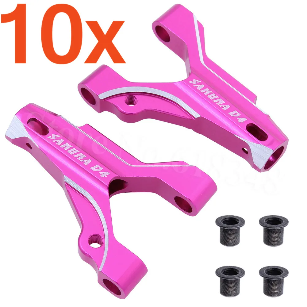 10 Pairs for Sakura D4 3Racing SAK D4804 Aluminum Y Shape Front Lower ...