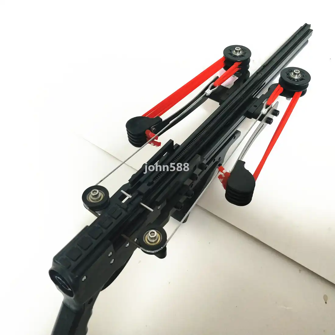 Tenth Version Semi automatic 40BB Slingshot Rifle SlingBow Draw Force ...