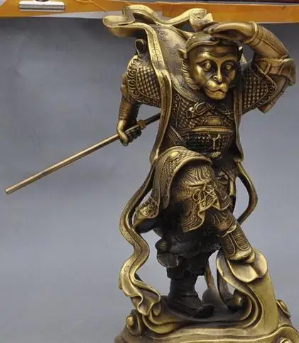 Chinese Bronze Brass Myths Journey To The West Monkey King Immortal God ...