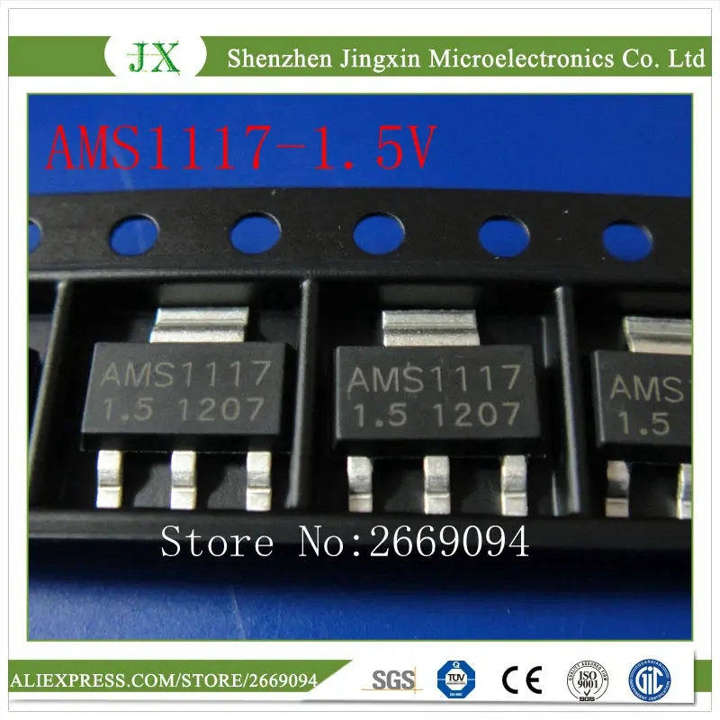 35 шт. AMS1117-1.2V/1,5 V/1,8 V/2,5 V/3,3 V/5,0 V/ADJ СОТ-223 7 видов каждый 5 шт. SOT223 lm1117 ...