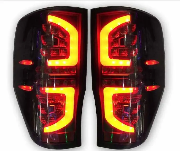 Hireno Tail Lamp for Ford RANGER 2012 15 Taillight Rear Lamp Parking ...