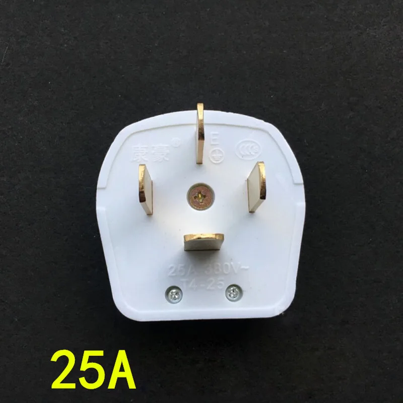 5pcs Electrical Socket Plug Three Phase Four Wire Plug Outlet 16A 25A ...