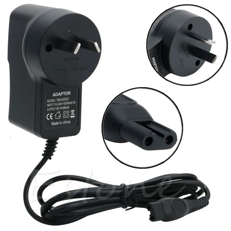 15v Au Eu Plug Charger Power Adapter Lead Cord For Philips Shaver (fits ...