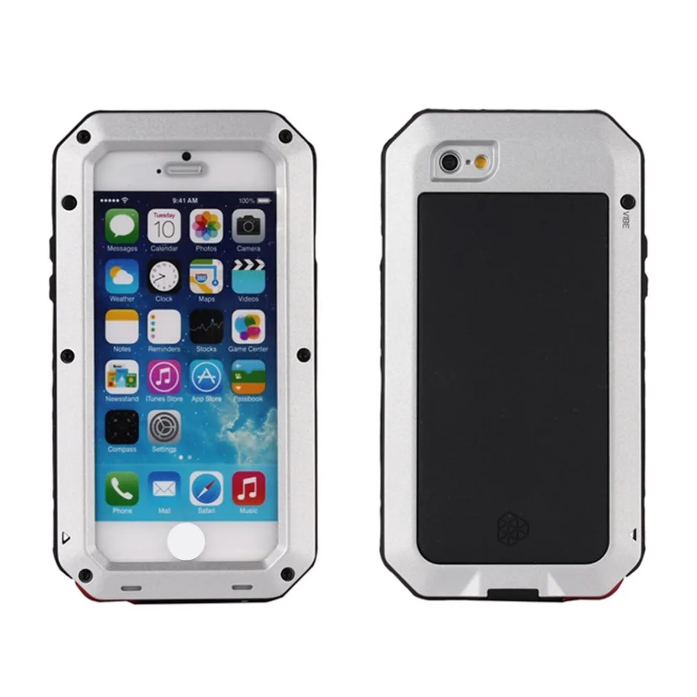 Heavy Duty mobile phone Metal Cover Case Waterproof Dustproof ...