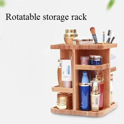 Cosmetic-wooden-rotating-large-storage-box-desktop-wool-dressages ...