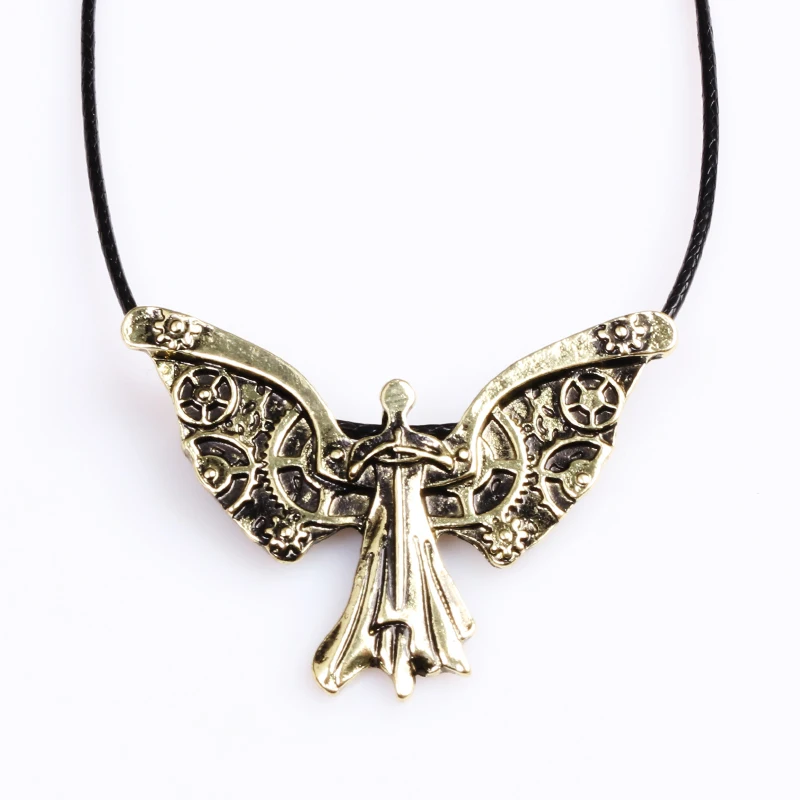 Fashion jewelry City of bones Angel Necklace Mortal instruments fatal ...