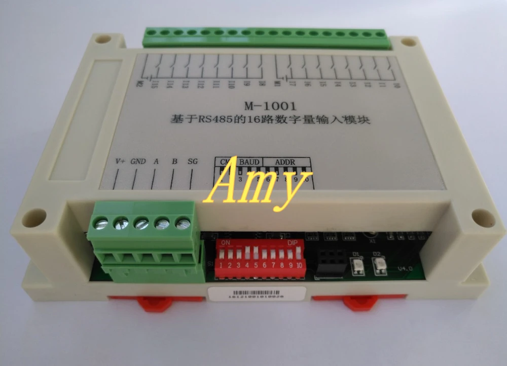 16 Way Digital Input Di Module Rs485 Modbus Data Acquisition ...