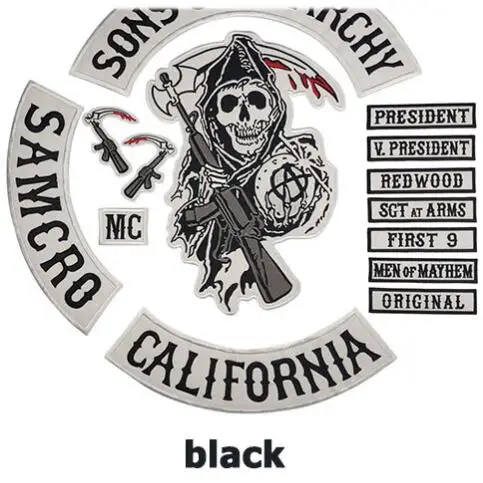 Sons Of Anarchy Patches Full Set