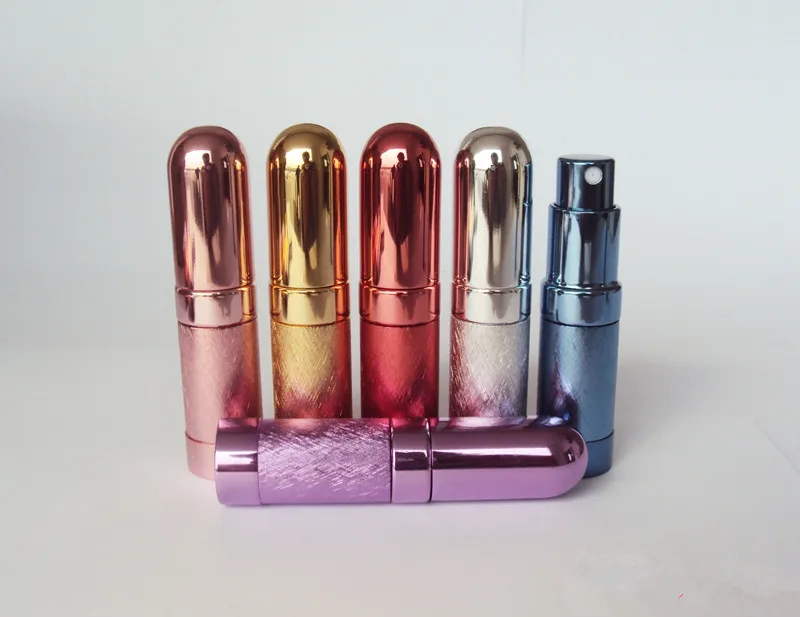 Free Shipping 5pcs/lot Bullet 6 Ml Nozzle Small Aluminum Tube Perfume ...
