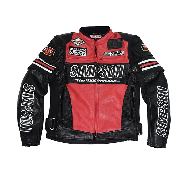 Simpson motorbike jacket motorcycle racing jacket with 5 pcs protectors ...