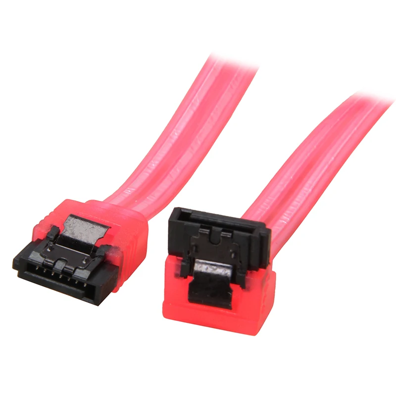 24inch 180 To 90 Degree 6gb/s Sata3 Serial Ata Data Cable W/ Latch For ...