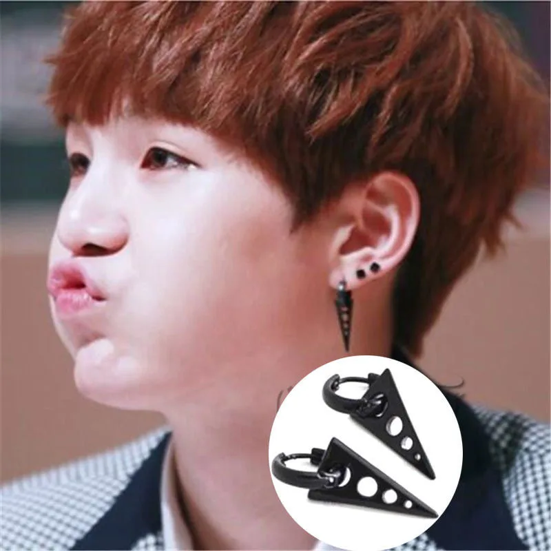 2PCS KPOP Winner BTS Bangtang Boys Jin V earrings Jungkook Suga Jhope ...
