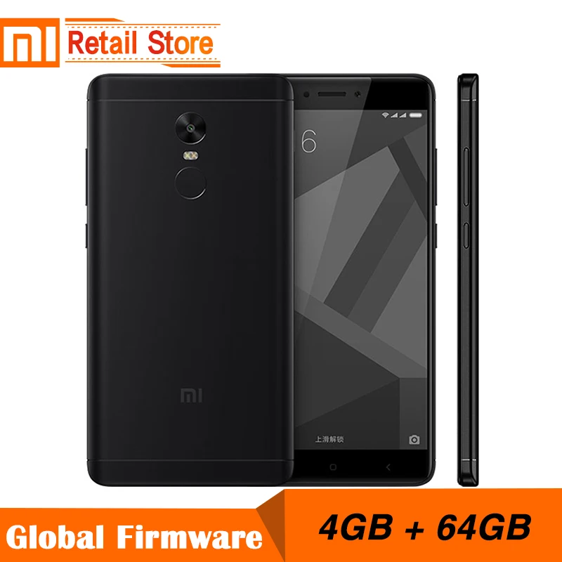 Original Xiaomi Redmi Note 4X 4GB 64GB 5.5 Inch Display Mobile Phone 4G ...